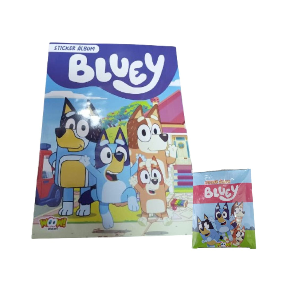 Album Bluey Editorial Wow + Caja 50 Sobres