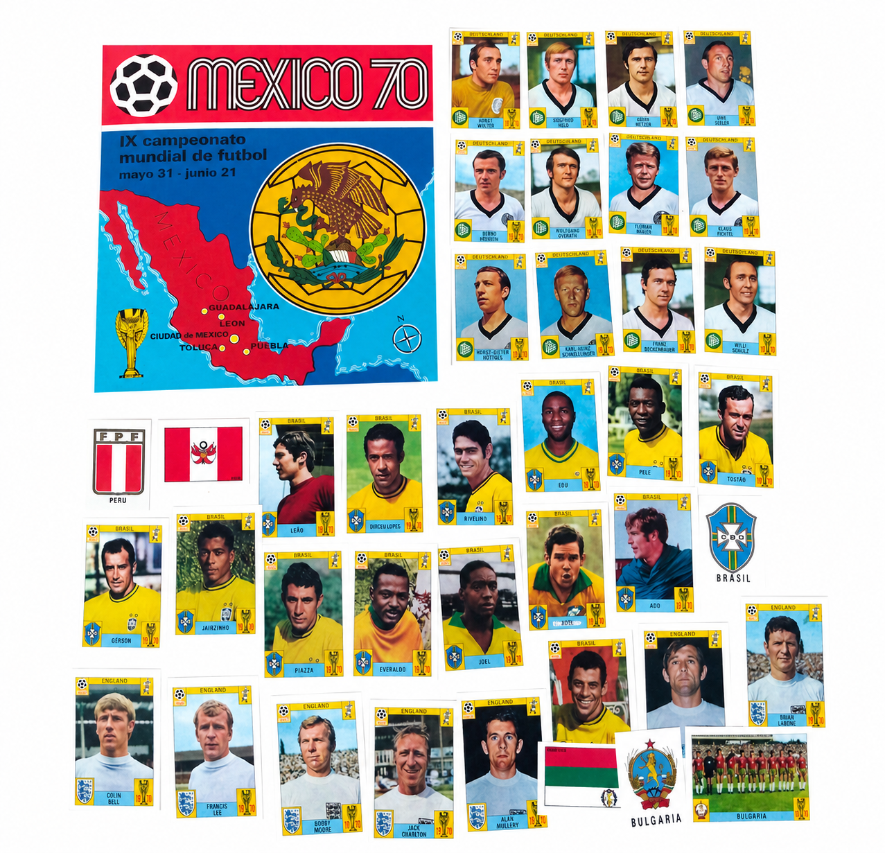 Album Mexico 1970 Reedicion Panini + Set Completo a Pegar